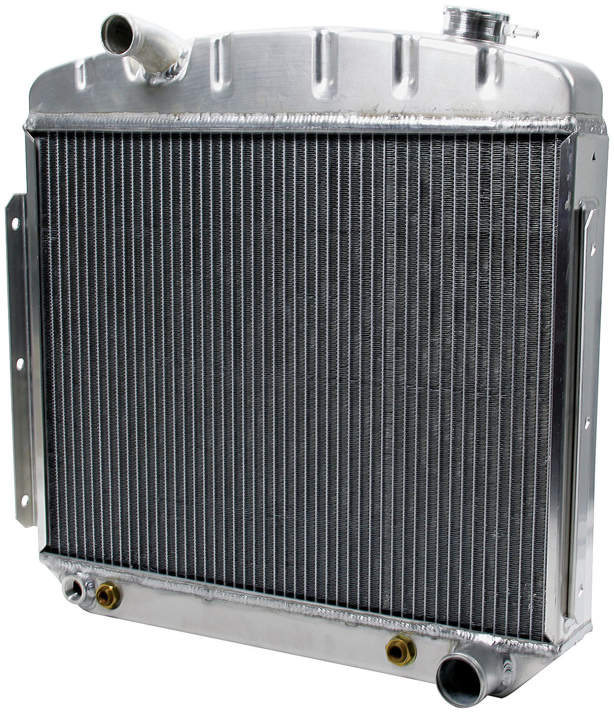 Radiator 1957 Chevy 6cyl w/ Trans Cooler — Teo Pro Car