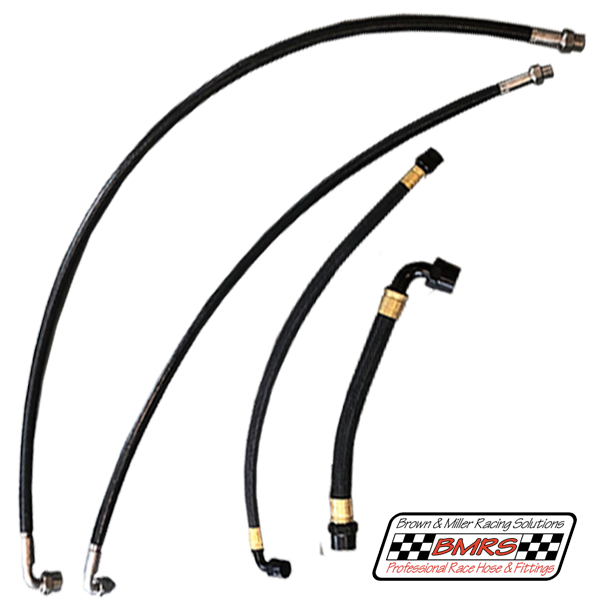 Power Steering Line Kit Complete to Firewall W/ Fittings — Teo Pro Car